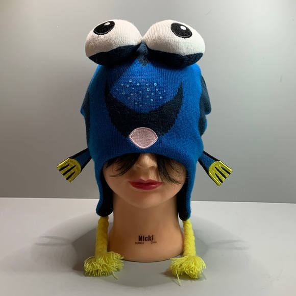 Disney | Accessories | Disney Finding Nemo Dory Knit Hat Osfm Youth ...